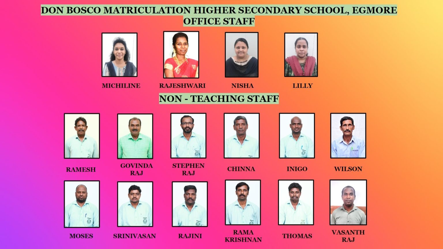 Non Teaching Staff Don Bosco Matriculation Hr Sec School Egmore non-teaching-staff-don-bosco-matriculation-hr-sec-school-egmore